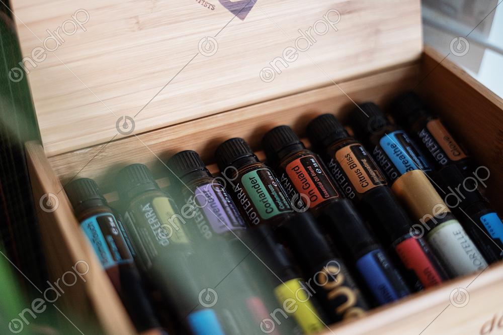 Oils in Doterra Box by Minna Ýr Johannsdottir
