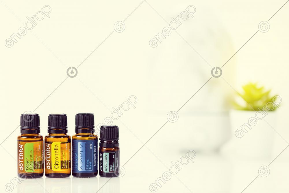 Citronella, Lemon Eucalyptus, Adaptiv Calming Blend and Blac by Kseniia Che