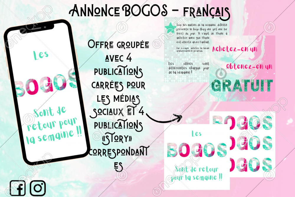 Annonce générale de la promotion BOGOS (français - offre by ...