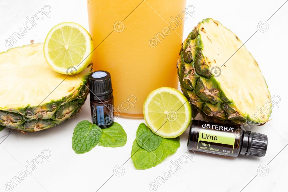 Lime & dōTERRA Peppermint Pinneapple Juice by Mary Burke