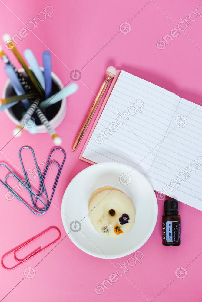 dōTERRA Peppermint on the desk by MARIA MORERA