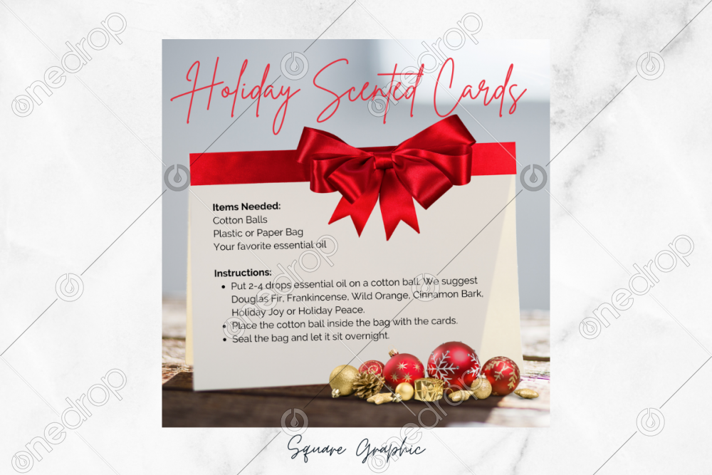 DIY Holiday Scented Cards by Louise Mulholland