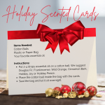 DIY Holiday Scented Cards by Louise Mulholland