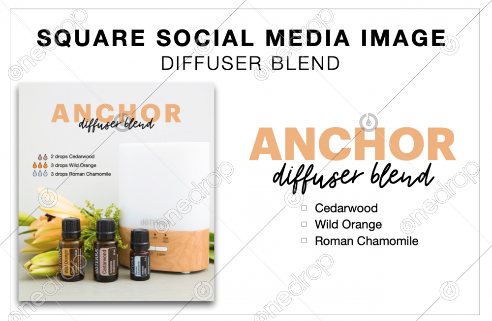 Anchor Diffuser Blend (Square Social) by Angela Zimmerlé