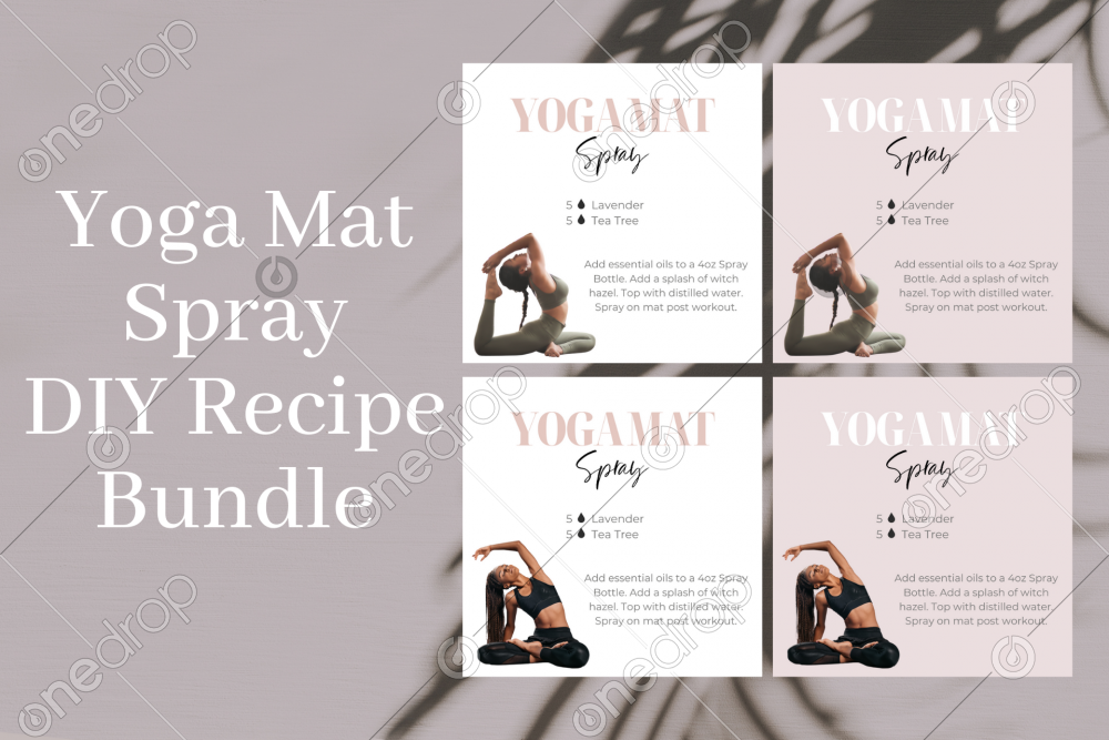 Yoga Mat Spray - DIY Recipe by Sharna Crouch