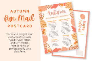 Fall Printable Postcard by Melanie Bailey