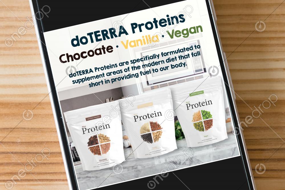 doTERRA Proteins - General Info Graphic by Maggie Spangler