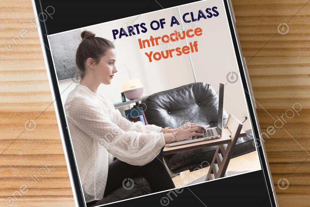 Parts of a Class - Introduce Yourself by Maggie Spangler