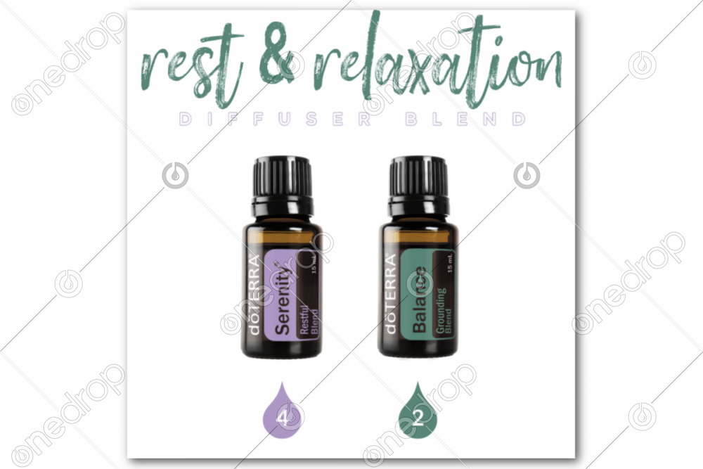 Rest and Relaxation Diffuser Blend by Melanie Holding