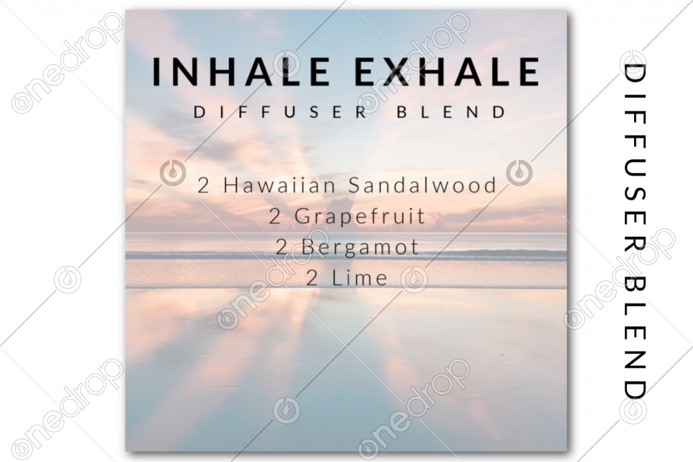 Inhale Exhale Diffuser Blend (version 2) by Melanie Holding
