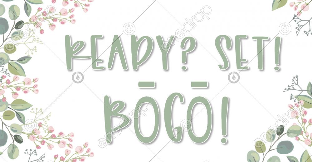 Ready Set BOGO Facebook Cover by Bethany Designs
