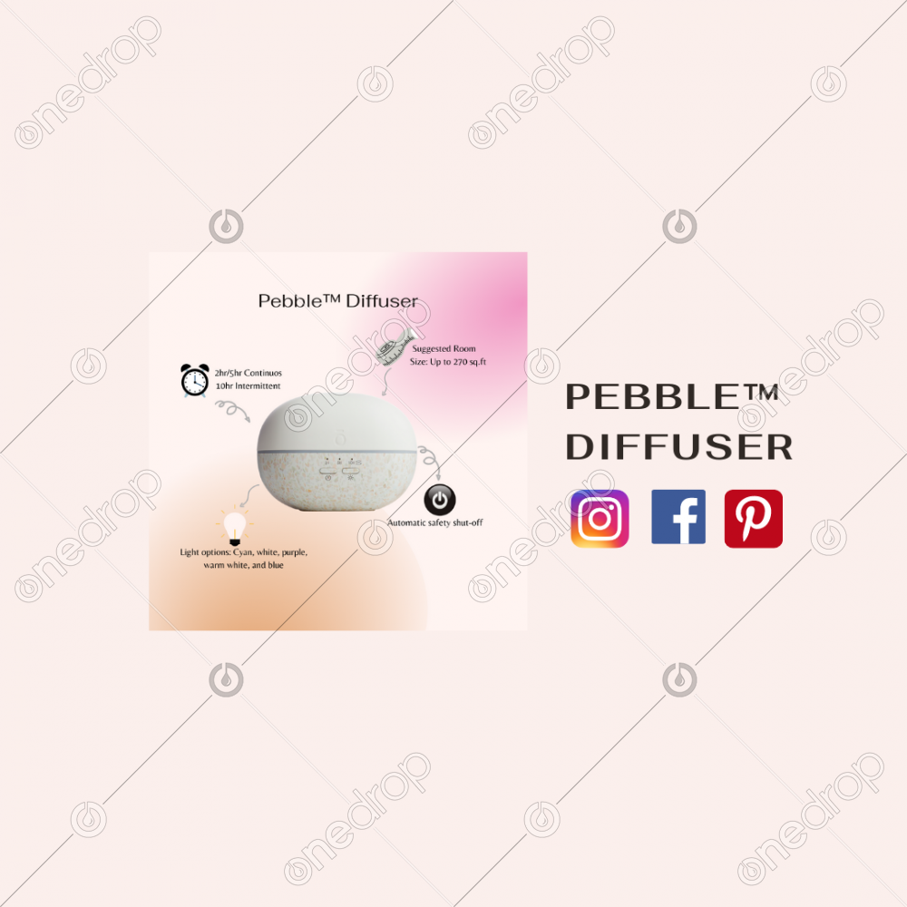 Pebble™ Diffuser Features by JUDITHSI FIGUEROA