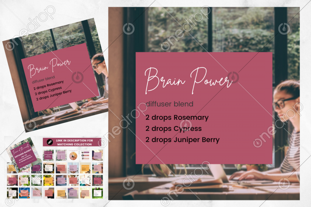 Brain Power Diffuser Blend by Louise Mulholland