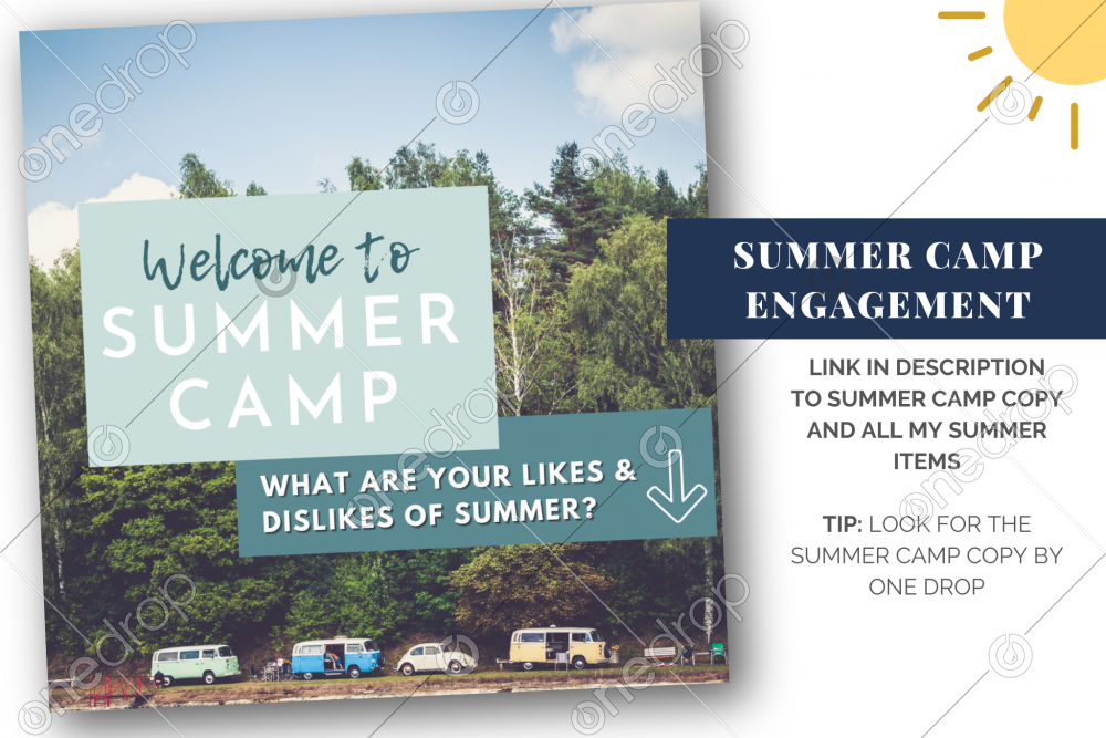 Summer Camp Engagement Post by Amy Wheeler