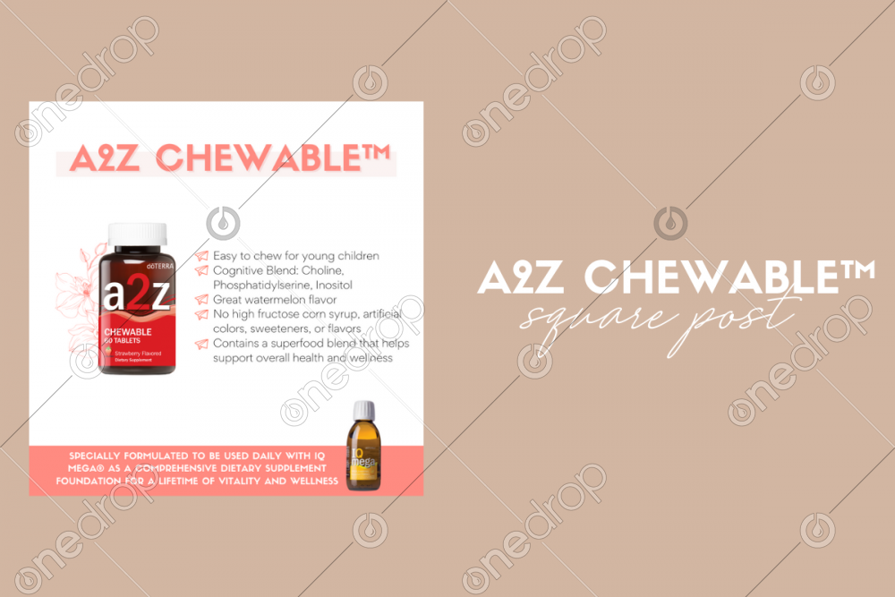 A2Z Chewable - Square Infographic by Maile Viela
