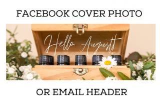 "Welcome" Facebook Cover or Email Header with sample drams by Casey Kent