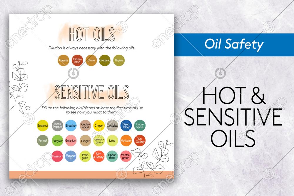 Hot & Sensitive Oils // Oil Safety by Carol Niemann