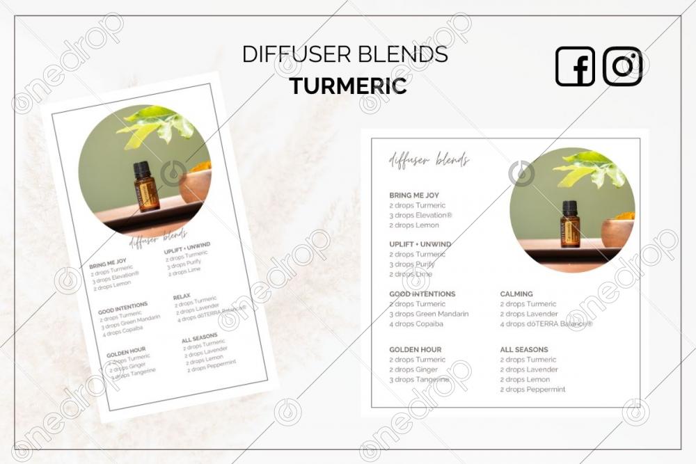 Turmeric diffuser blends by Priscilla Siswoko