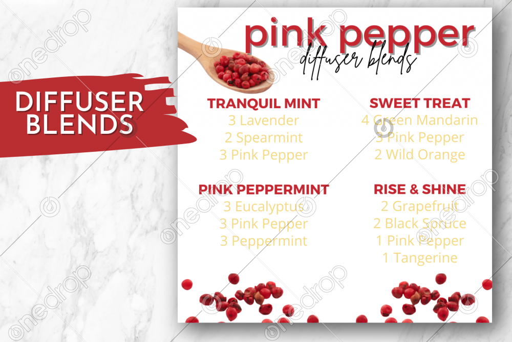 Pink Pepper Diffuser Blends by Amy Wheeler