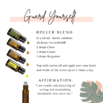 Guard yourself roller blend + Affirmation by JUDITHSI FIGUEROA