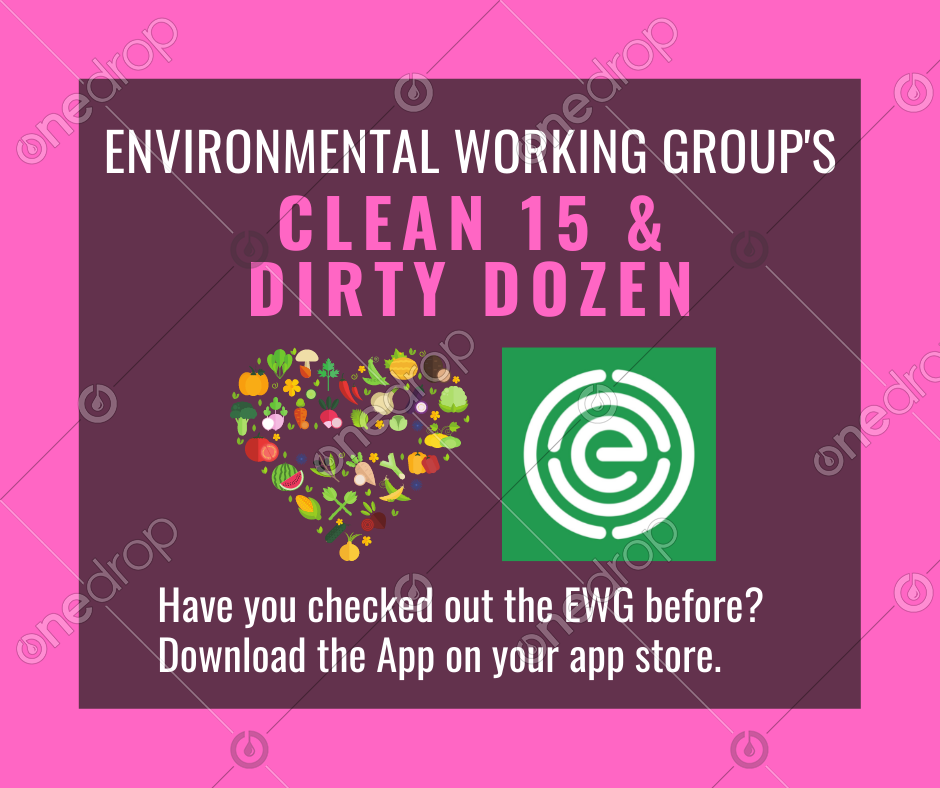 EWG's Clean 15 and Dirty Dozen by Christy St Clair