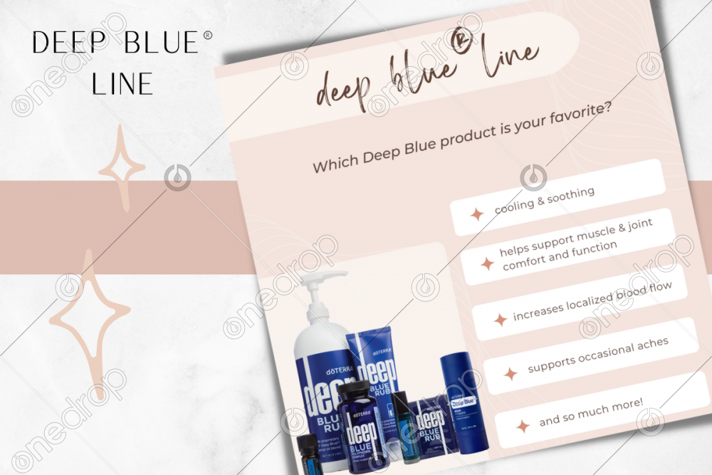 dōTERRA Deep Blue® Line - Which one is your fave? by Jess Tunis