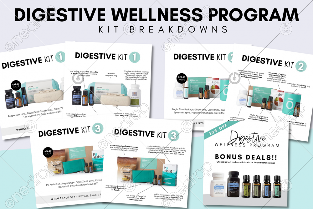 Digestive Wellness Kits - (Breakdown of Each w/Add Ons) by Pixel Perfect