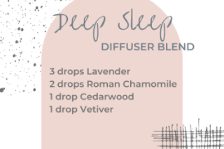 Deep sleep - diffuser blend by Fernanda Cavaletti