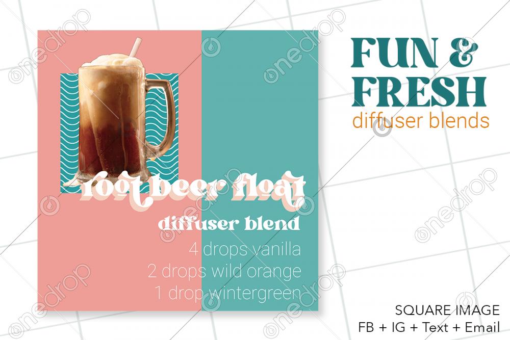 Fun & Fresh | Root Beer Float Diffuser Blend by Grit And Favor