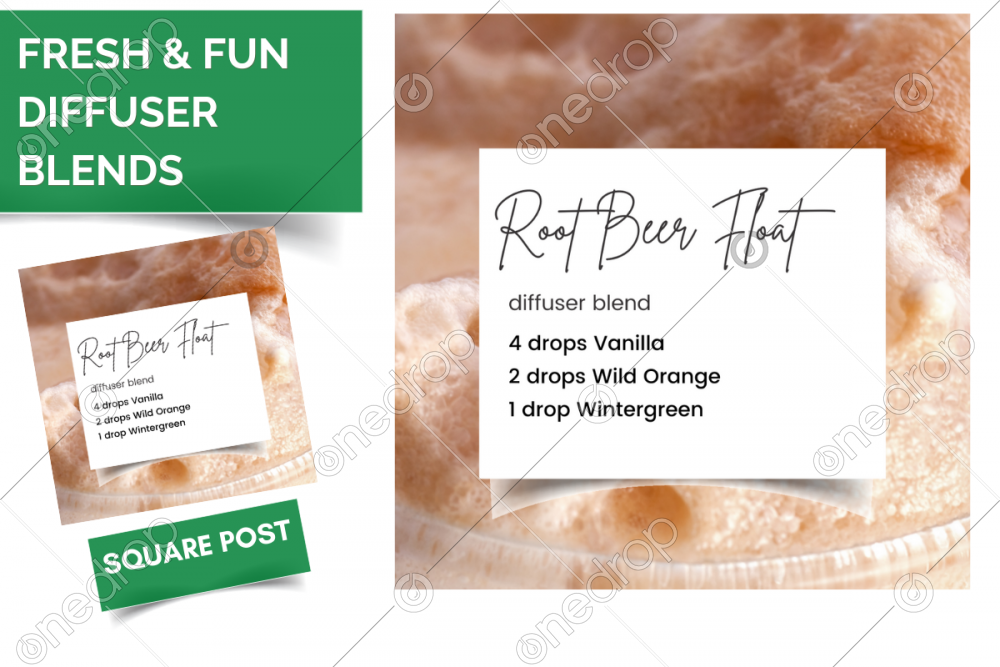 Root Beer Float Diffuser Blend | Square by Louise Mulholland