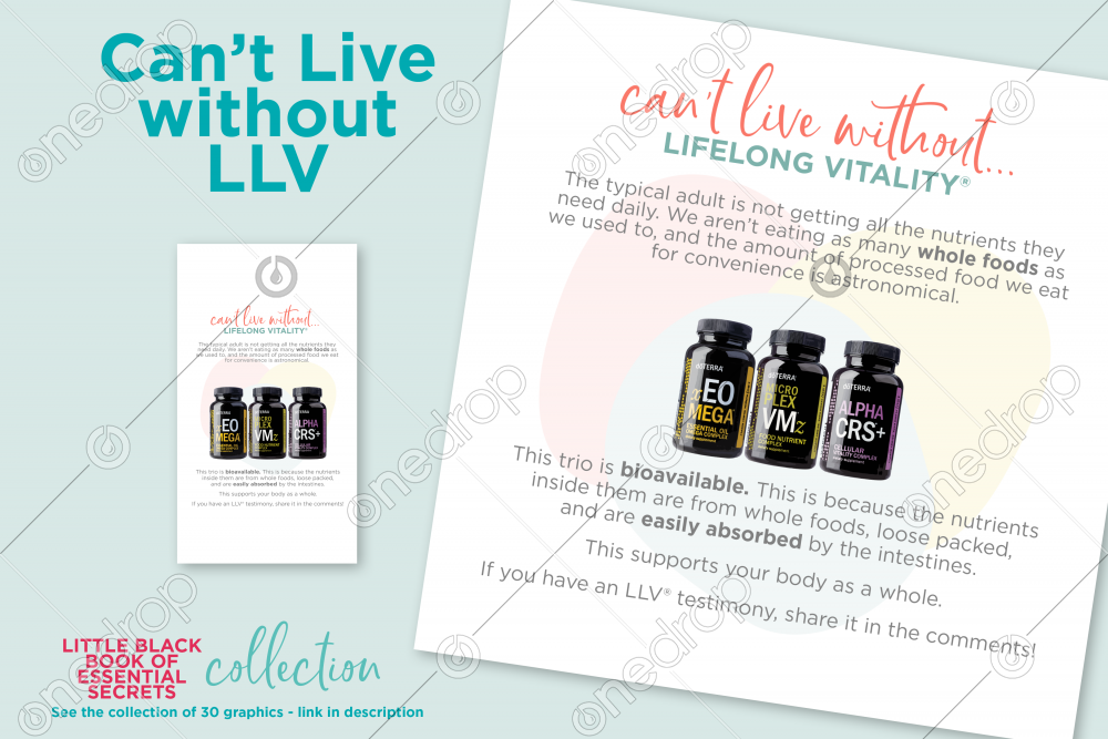 Can't Live without LLV by Jan Kohler