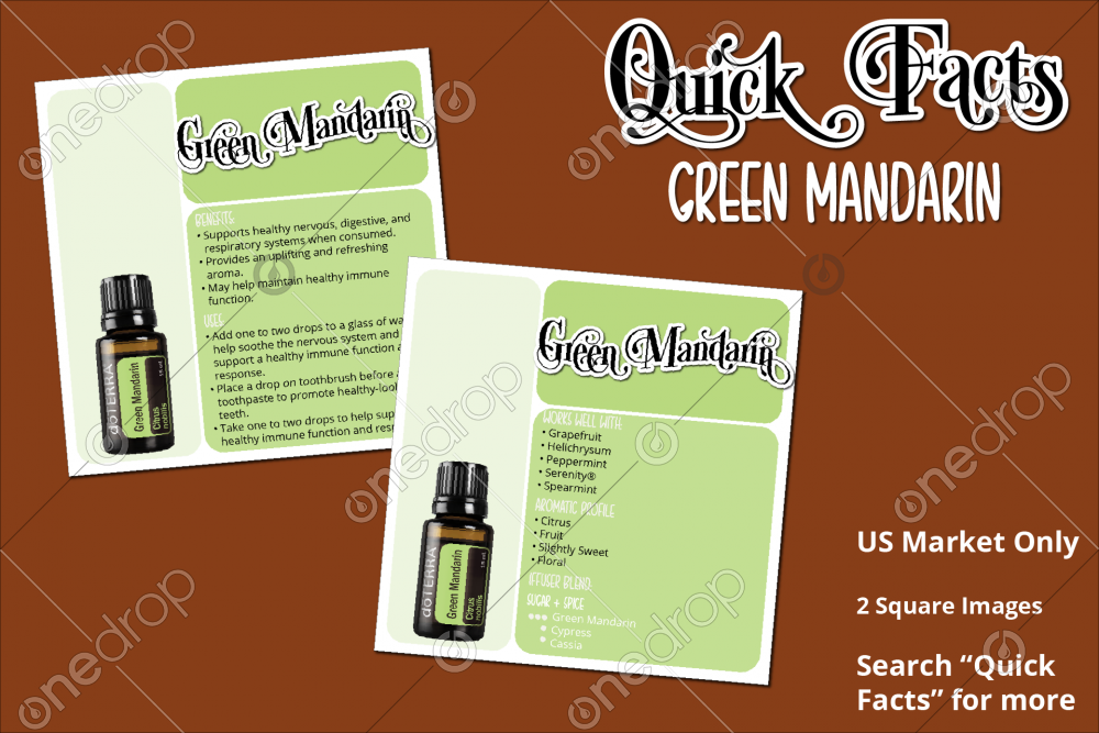 Quick Facts: Green Mandarin by Tayci Mecham