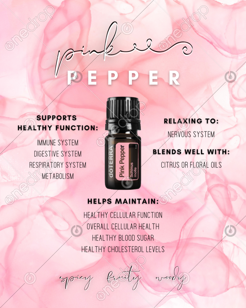 Pink Pepper Essential Oil Spotlight by Leah Filicicchia