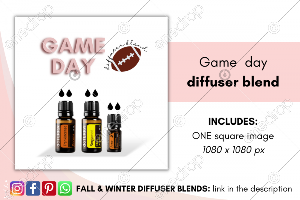 Game day diffuser blend - Fall and winter diffuser blends by Valentina ...