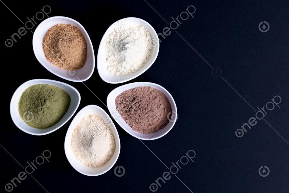 doTERRA Protein Powders & Nutritional flower on black by Jaden Magleby