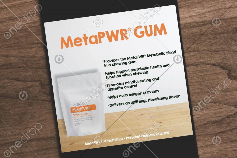 MetaPWR Gum - Infographic by Maggie Spangler