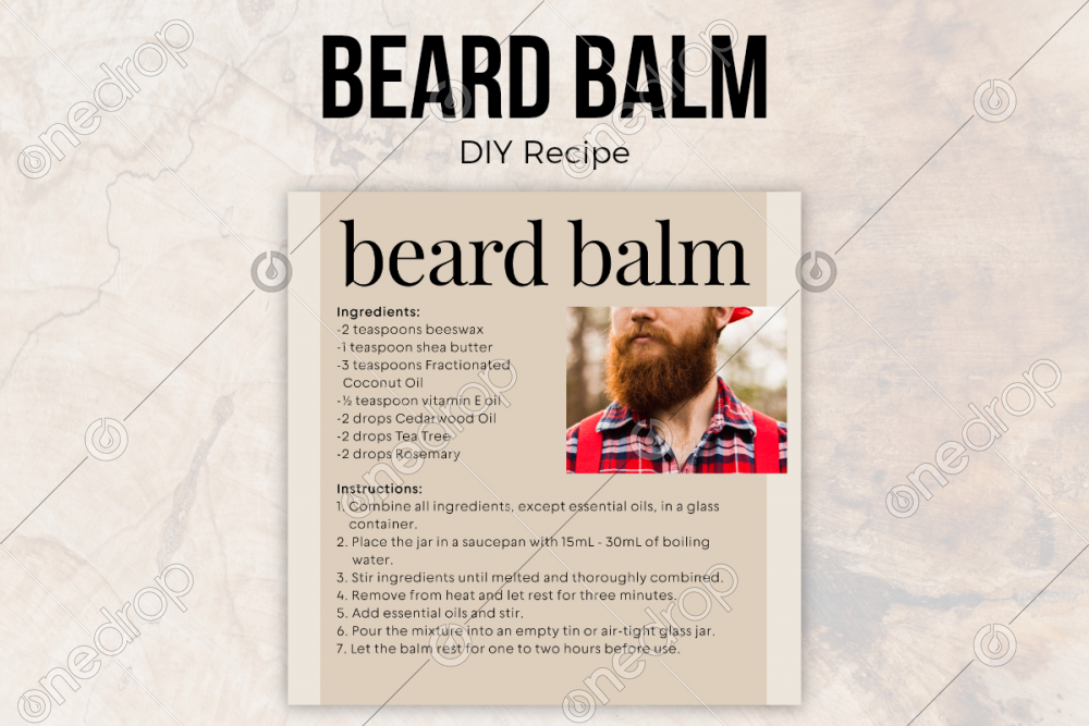 Beard Balm DIY Recipe by Emily Peters