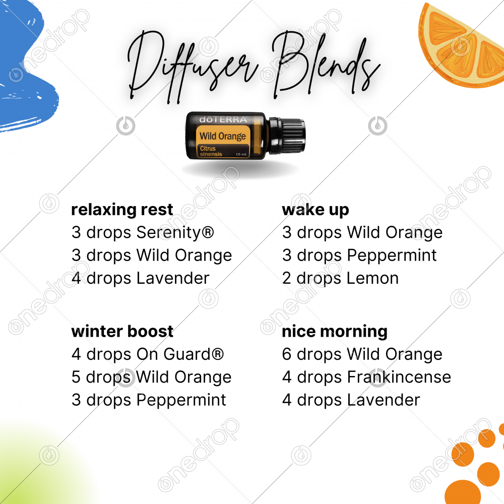 Diffuser Blends with Wild Orange by Roberta Primay