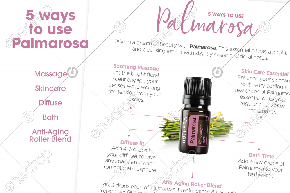 5 ways to use Palmarosa by Jan Kohler