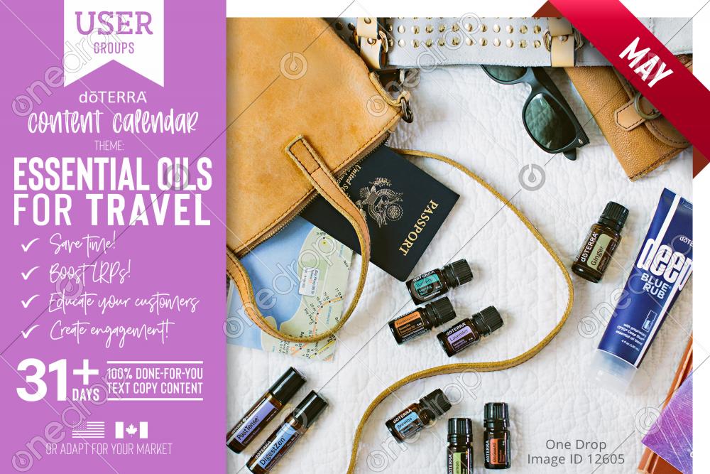 doTERRA Essential Oils for Travel by One Drop