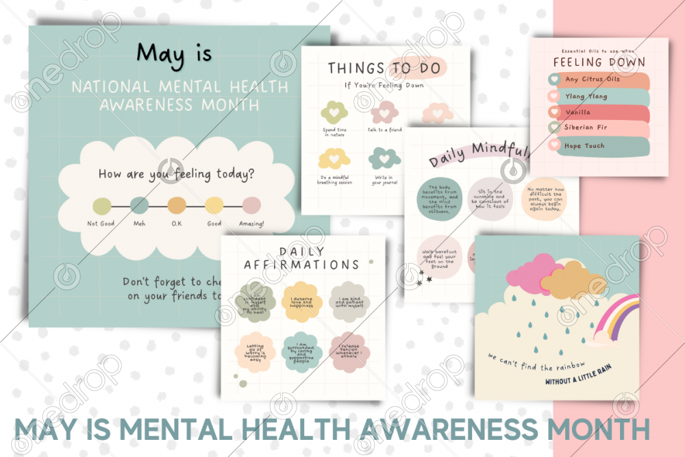 Mental Health Awareness Month Bundle by Jess Tunis
