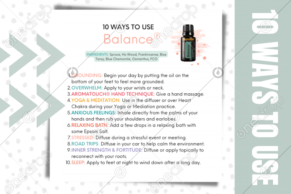 10 Ways to use Balance® Oil by Jess Tunis