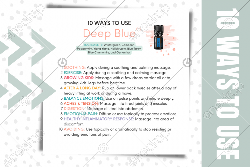 10 Ways to use Deep Blue® Oil by Jess Tunis
