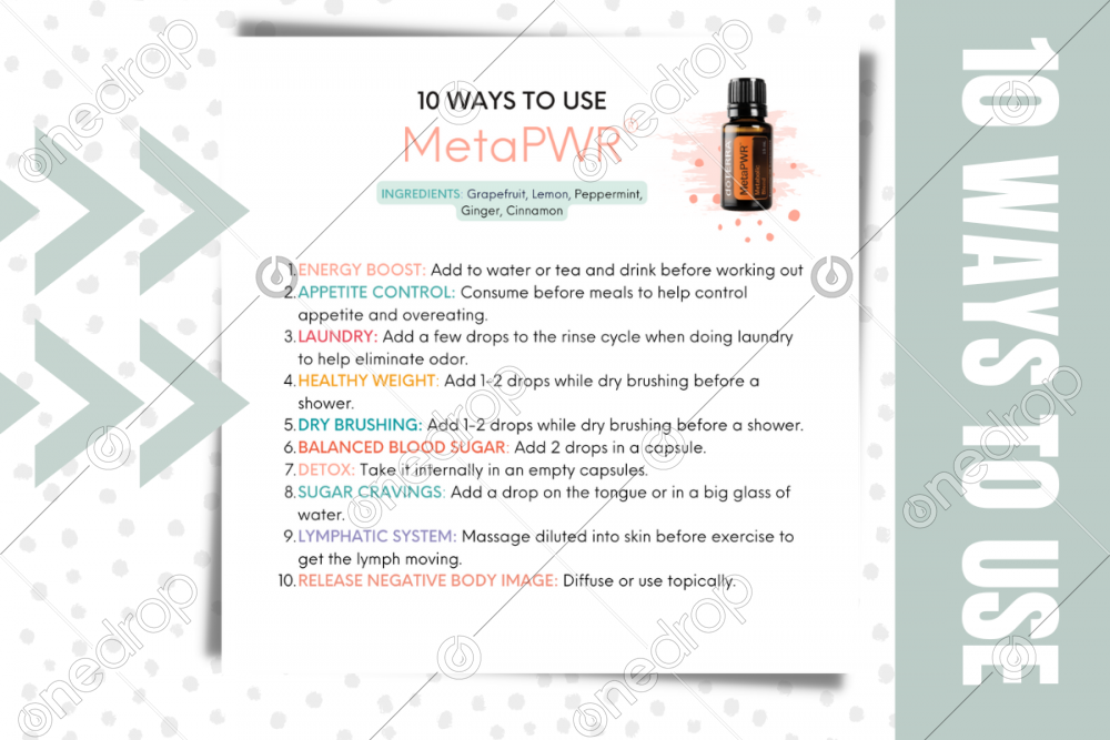 10 Ways to use MetaPWR® Oil by Jess Tunis