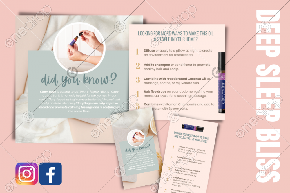 Deep Sleep Bliss | Rest Easy with Clary Calm® by Jess Tunis