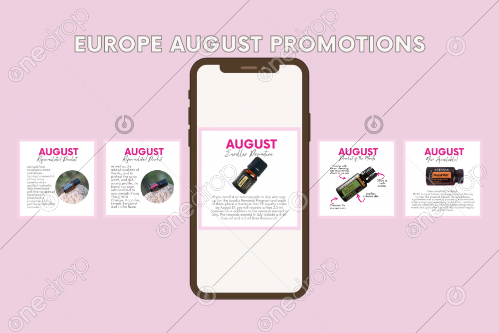 Europe August Promotions - Enroller Promotion by Debora Tesauro