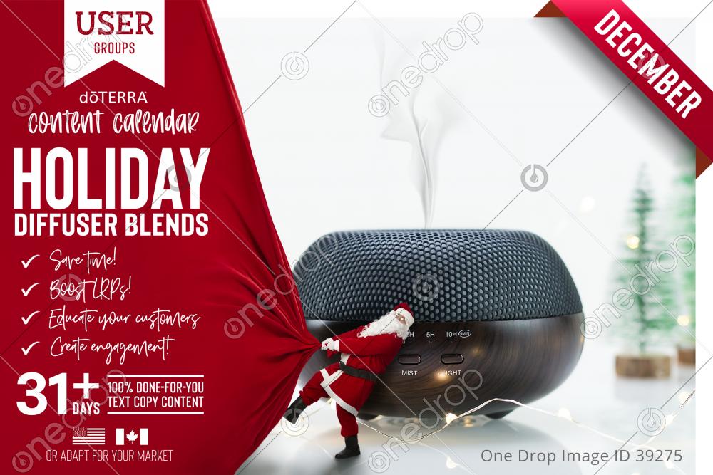 Holiday Diffuser Blends by One Drop