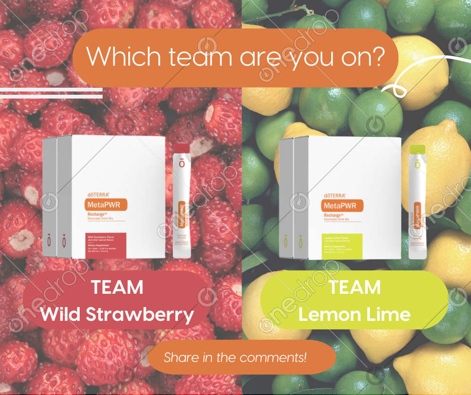 MetaPWR Recharge Engagement Post: Team Wild Strawberry or Te by Christy St Clair