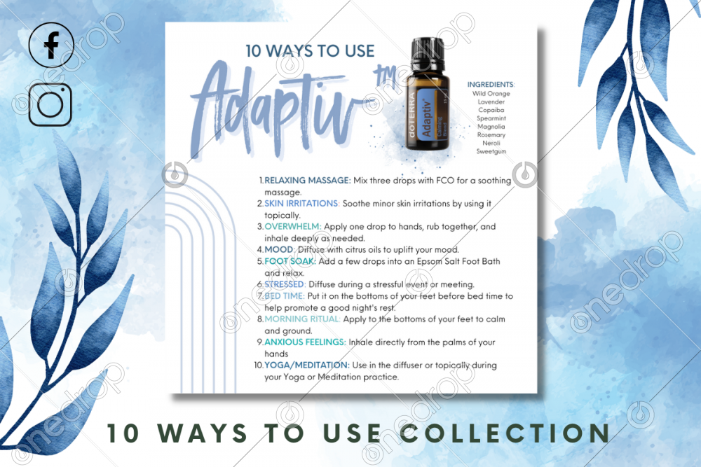 10 Ways to use Adaptiv™ Oil Blend by Jess Tunis