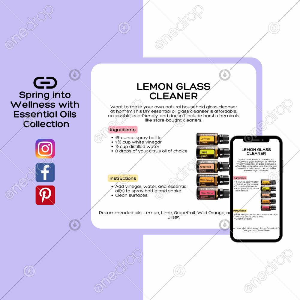 Lemon Glass Cleaner by Auri Fernandez